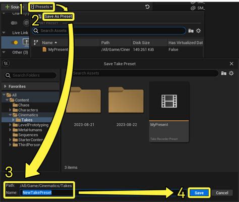 Unreal Engine の Take Recorder Unreal Engine 54 ドキュメンテーション Epic Developer Community
