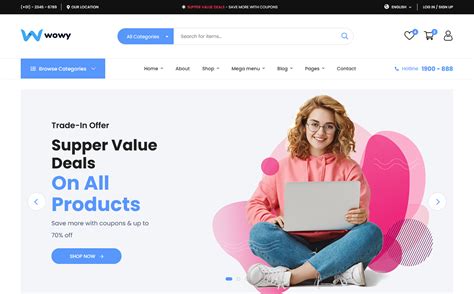 Wowy Bootstrap 5 Ecommerce Frontend Dashboard HTML Template For 31
