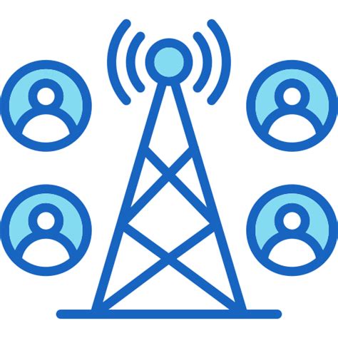broadcast generic color lineal color icon