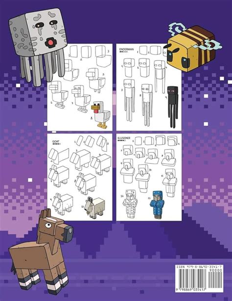 Easy Minecraft Drawings How To Draw For Minecrafters A Step By Step