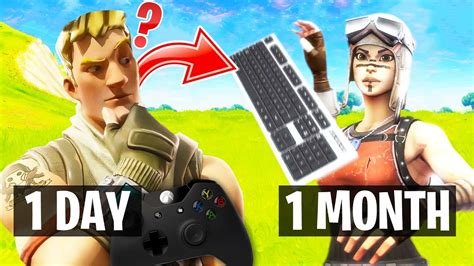 1 Month Progression From Controller To Pc Controller To Keyboard