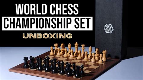Unboxing The Stunning Official World Chess Championship Set And