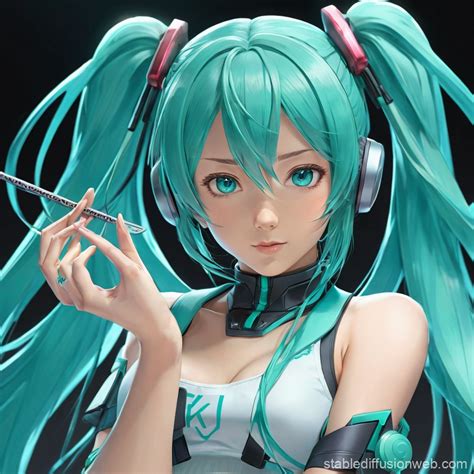 Hatsune Miku Node Stable Diffusion Online