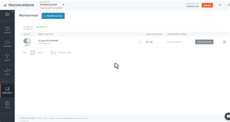 Sharing Microsurvey TruConversion Knowledgebase