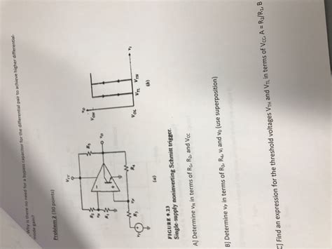 Solved Why Is There No Need For A Bypass Capacitor For The Chegg Com