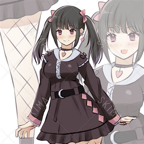 地雷ちゃん表情6種 SKIMAスキマ