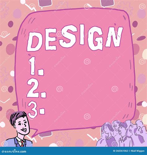 Conceptual Caption Design Word For Drawing Produced To Show The Look