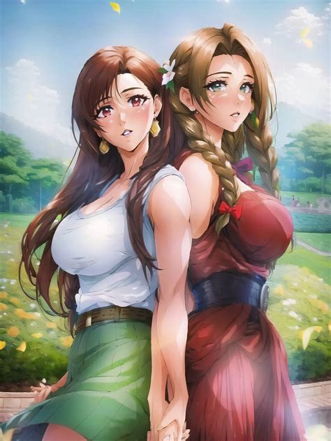 Aerith And Tifa The Beautiful Flower Girls By Tifafan1997 On Deviantart