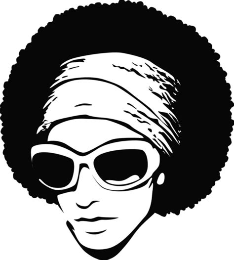 Afro Hair Hippie Woman Pop Art Stock Vector Image By ©pauljune 19312231