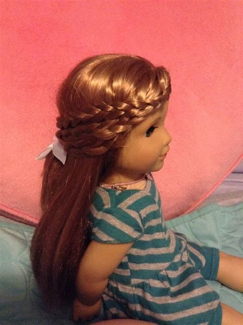 A Cute And Easy Hairstyle For Your American Girl Doll This Is Mckenna