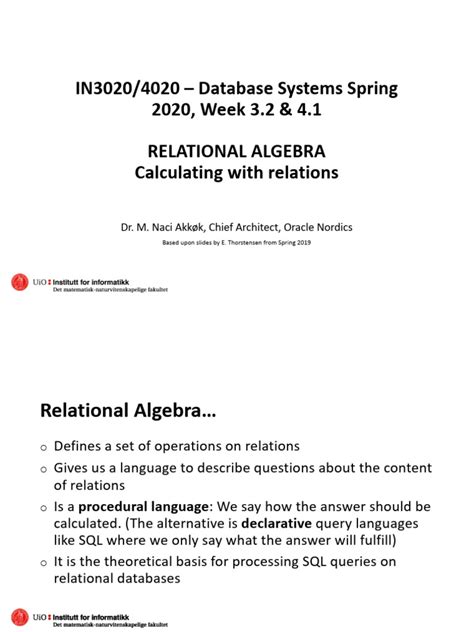 Relational Algebra Updated Pdf Relational Database Relational Model