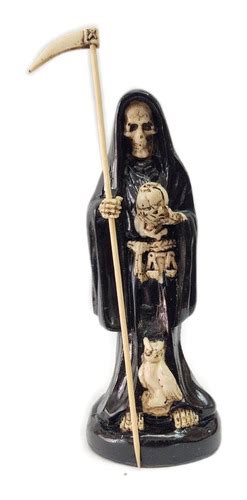 Figura En Resina Santa Muerte Preparada Cm Imagina Decoart