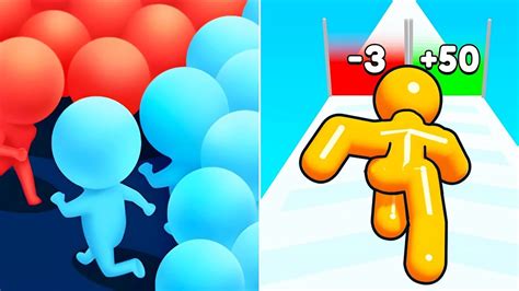 Satisfying Mobile Game 2024 Roofs Rails Count Master 3d All New