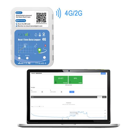 tzone 4g real time temperature and humidity data logger gps gsm tracker