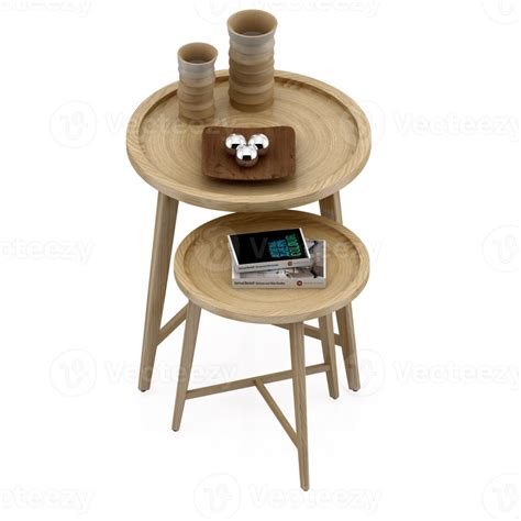Isometric Table Set Perspective 3d Render 13856080 Png