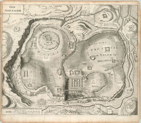 Old Jerusalem Curtis Wright Maps