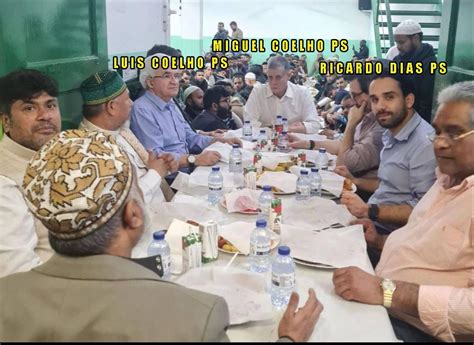 Extremista Islâmico Rana Taslim Uddin A Almoçar Com Autarcas Do Ps Na