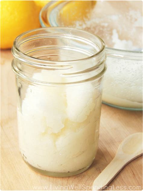 Diy Lemon Sugar Scrub Living Well Spending Less®
