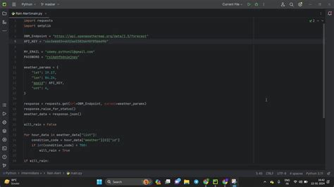Sarvesh Mhatre On Linkedin Python Api Automation Pythonanywhere Smtp Openweathermap