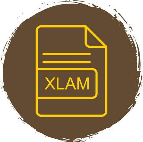 Xlam File Format Line Circle Sticker Icon 43960239 Vector Art At Vecteezy