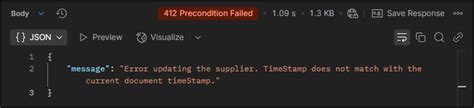 using etag and the if match conditional header visma community