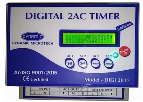 Automatic Changeover Timer Twin AC Timer Manufacturer From Mumbai
