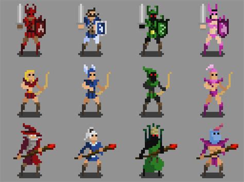 Pixel Art как рисовать персонажа 80 фото
