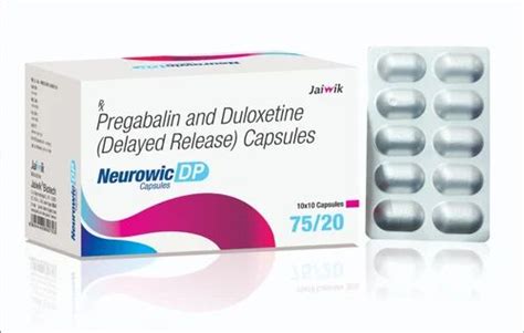 Pregabalin 75 Mg Duloxetine 20 Mg Capsule At ₹ 221 Stripe Jaipur Id