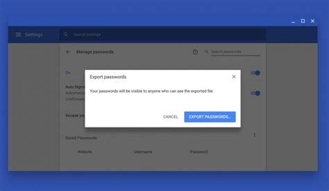 Chrome To Add Export Password Option On Desktop News