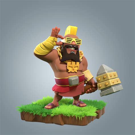 Surface Digital Clash Of Clans Super Hog Rider