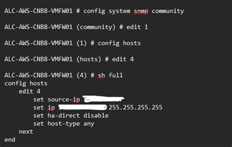 Technical Tip Snmp Server Unable To Pull Informat Fortinet Community