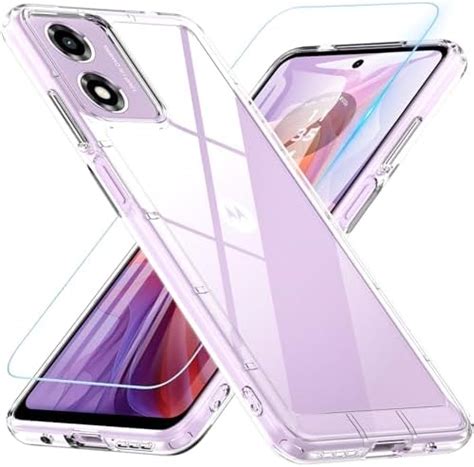 Pixfab For Motorola E14 G04 Moto G24 Clear Case Shockproof Ultra