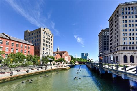 Premium Photo Providence Rhode Island Cityscape At Waterplace Park