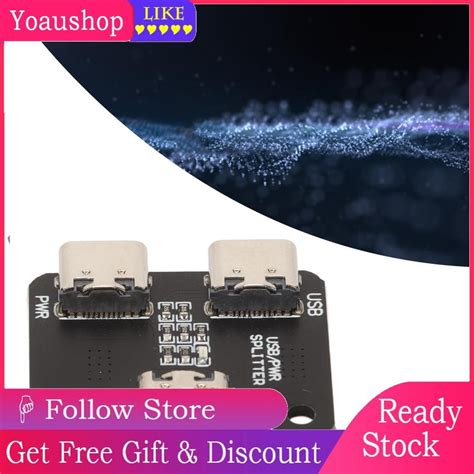 Yoaushop MIRCO USB To TYPE C Adapter Module Reliable Compact Type Power Board Shopee Singapore