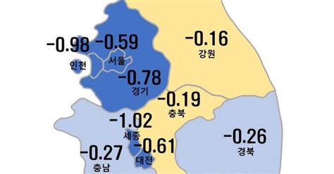 서울 아파트값 5주 연속 최대 낙폭강남권도 하락폭 확대