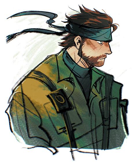 Naked Snake Metal Gear And 1 More Drawn By Salarryman Danbooru