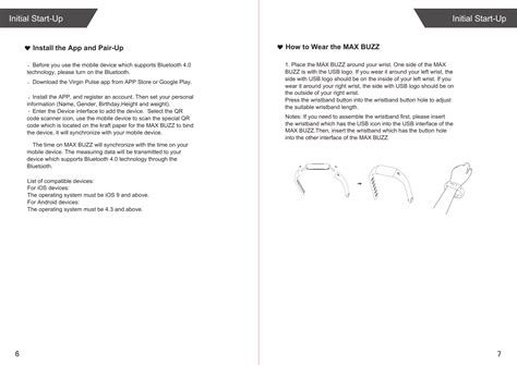 Virgin Pulse VP T001 Activity Tracker User Manual LS406 B