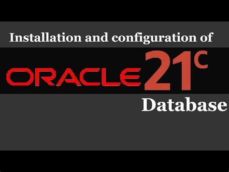 Install And Set Up Oracle Database 21c On Oracle Linux 8 Part 1