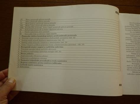 TABLICE HEMIJSKOG SASTAVA PREHRAMBENIH PROIZVODA Kupindo