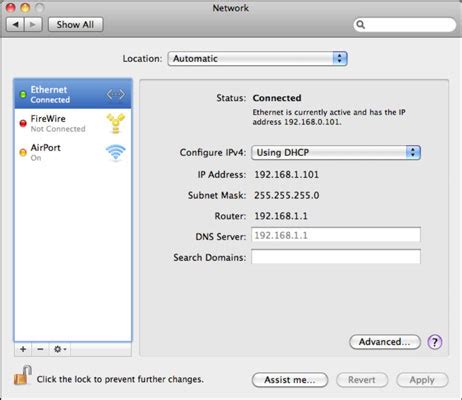 How To Install A Wired Network On Your MacBook Dummies