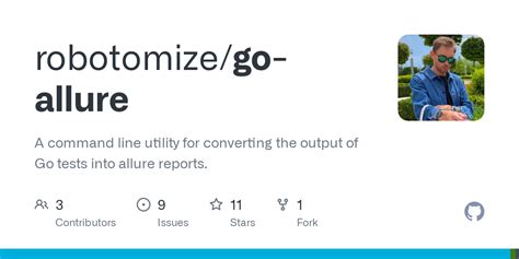 Github Robotomizego Allure A Command Line Utility For Converting