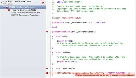 Xcode Ios Test Failure No Implementation For Stack Overflow