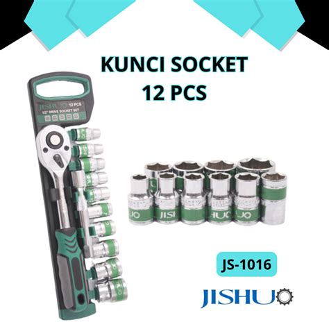 Jual JISHUOCODKUNCI SOCKET WRENCH SET COMBINATION FAST RATCHET JS