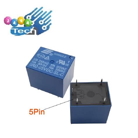 Jual Relay 5 Kaki SRD 05V 12V 24V DC 10A Shopee Indonesia