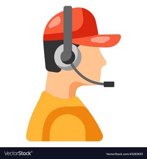 Service Operator Delivery Royalty Free Vector Image