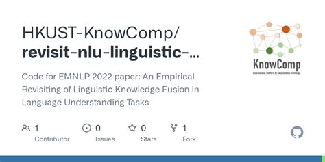 github hkust knowcomp revisit nlu linguistic knowledge code for