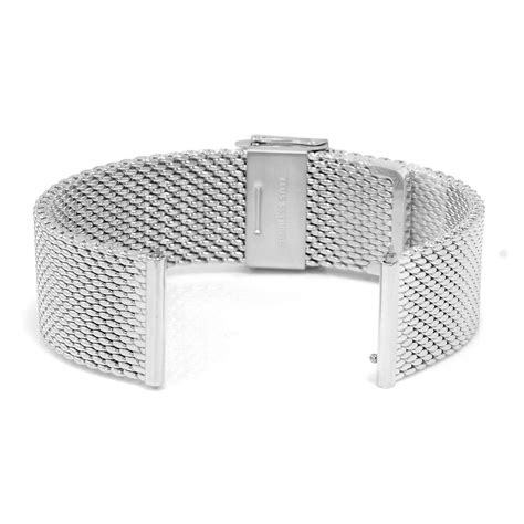 Bransoleta Siatka Mesh BISSET PVD BM102 20mm Gr 2 8mm 9444 AlleTime