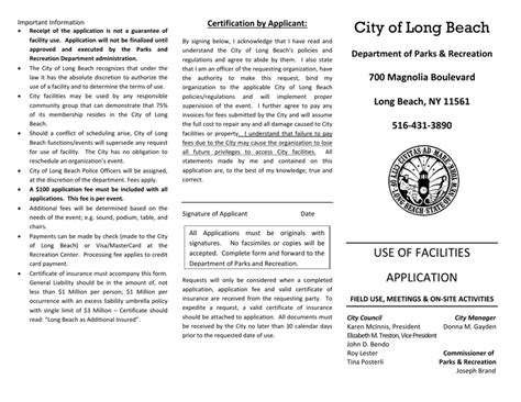 Facility Use Form Templates Pdf Download Fill And Print For Free