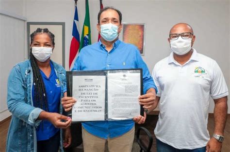Prefeito Mário Alexandre Assina Lei De Incentivo Para Agentes
