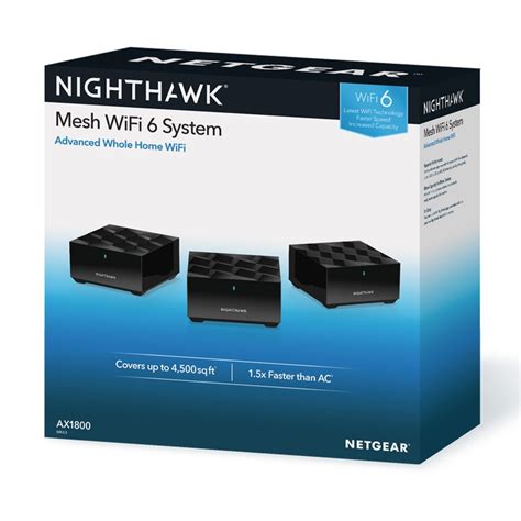 Netgear Nighthawk Mesh MK63 Whole Home Wifi 6 System Costco UK
